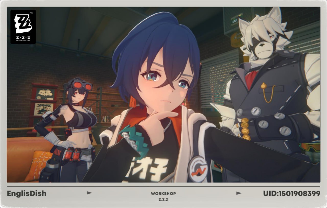 Lycaon and Grace in Belle's room Zenless Zone Zero | HoYoLAB