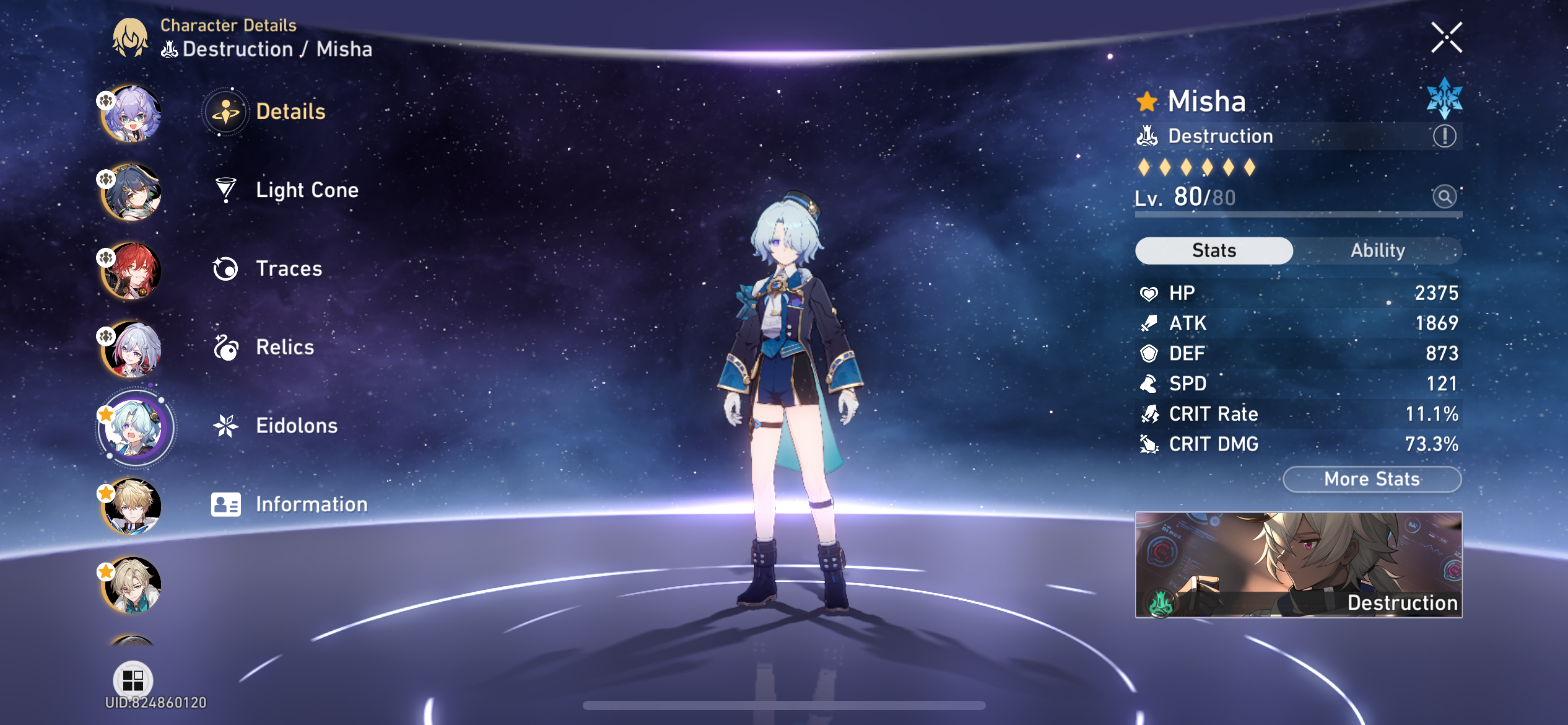 What do you think of my (pretty bad) Misha build? Honkai: Star Rail ...