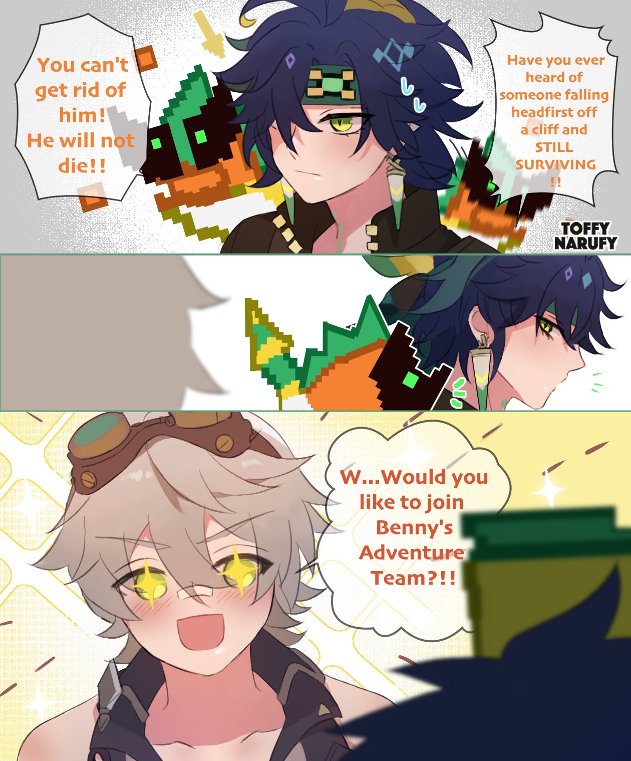 Benny x Kinich Genshin Impact | HoYoLAB