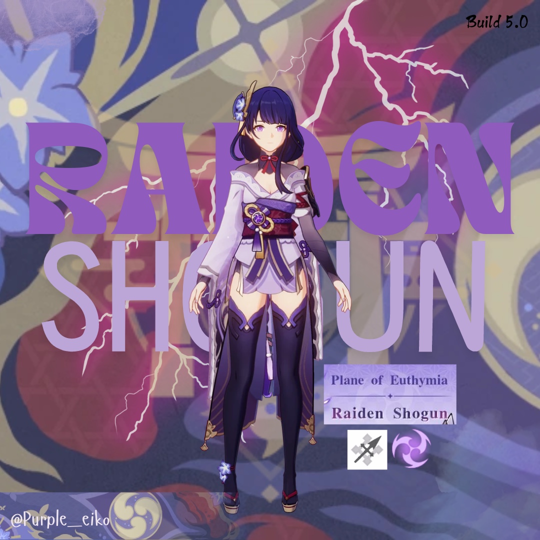 Raiden Shogun Build+Ascension Genshin Impact | HoYoLAB