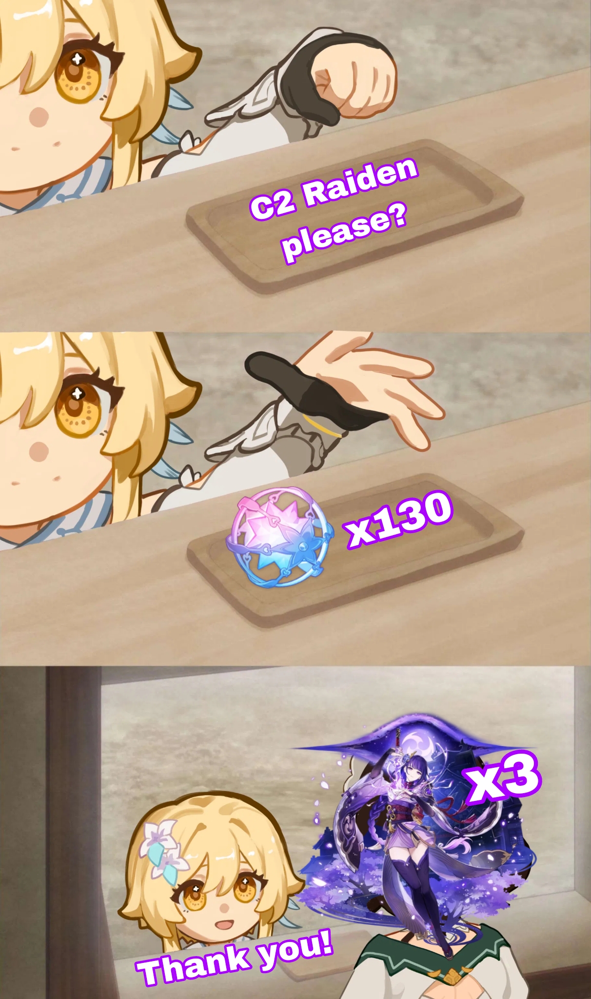 How my Raiden Pulls Went Genshin Impact | HoYoLAB