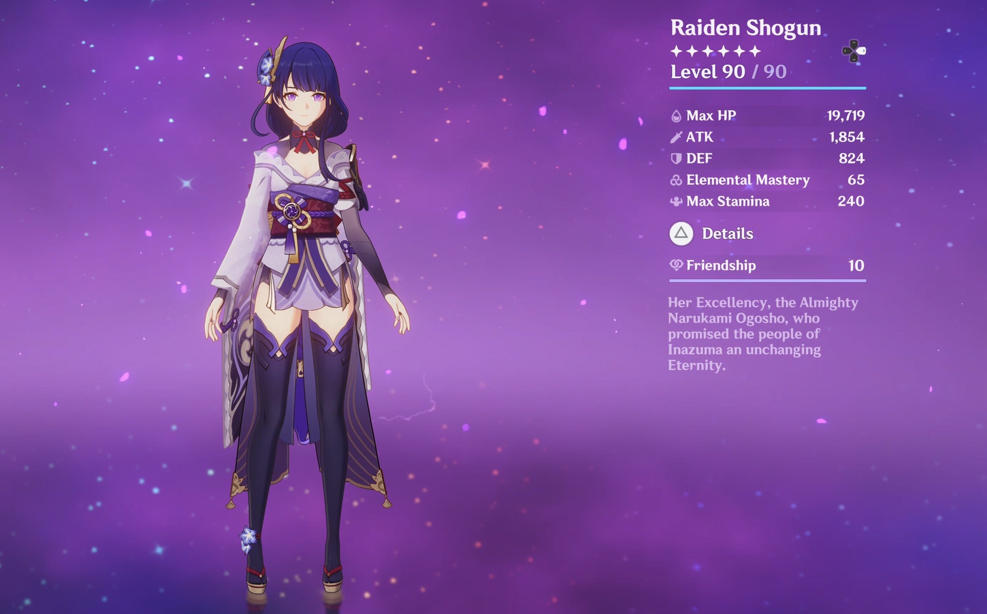 my raiden build as of now Genshin Impact | HoYoLAB