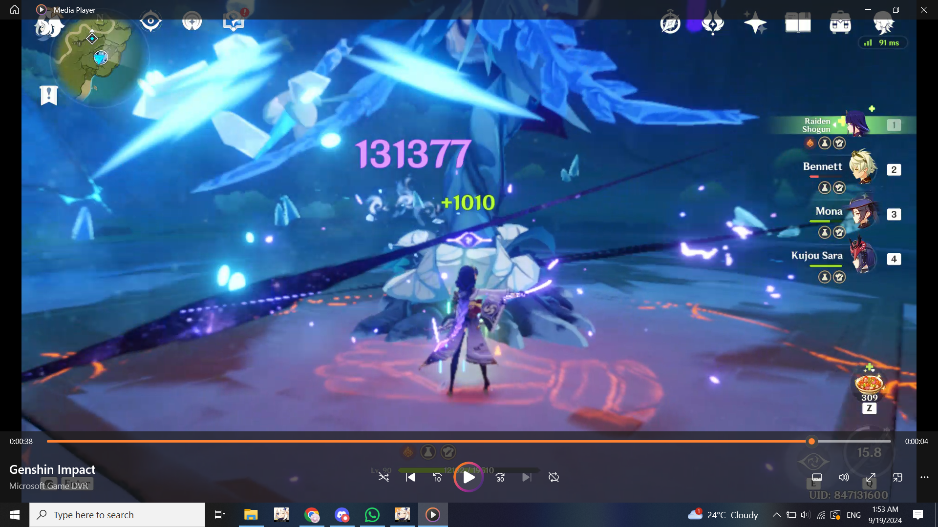 Raiden Showcase Genshin Impact | HoYoLAB