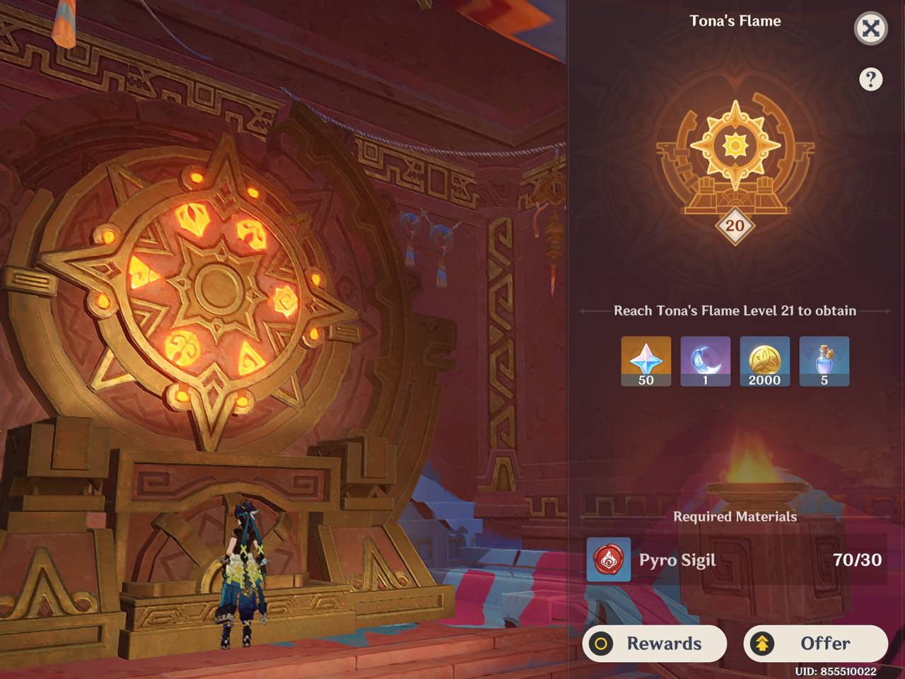 Pyro sigils! Helpp Genshin Impact | HoYoLAB