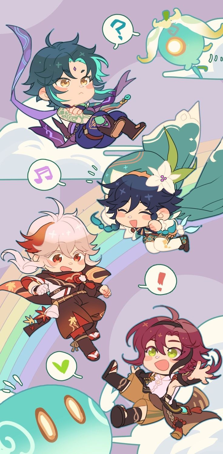 Chibi style art study ft: my ocs Genshin Impact | HoYoLAB