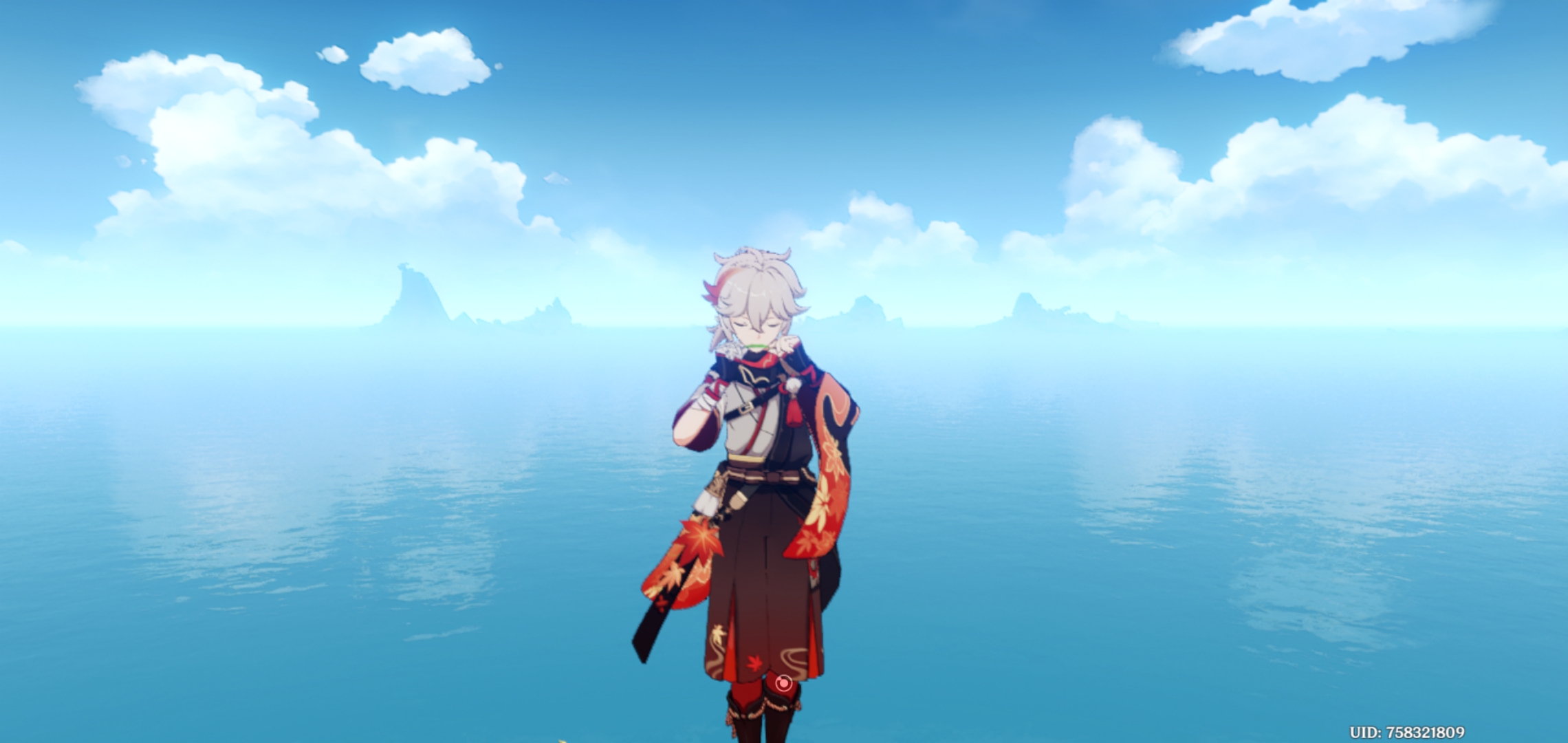 Kazu chilling on beidou's ship with inazuma in the background Genshin ...