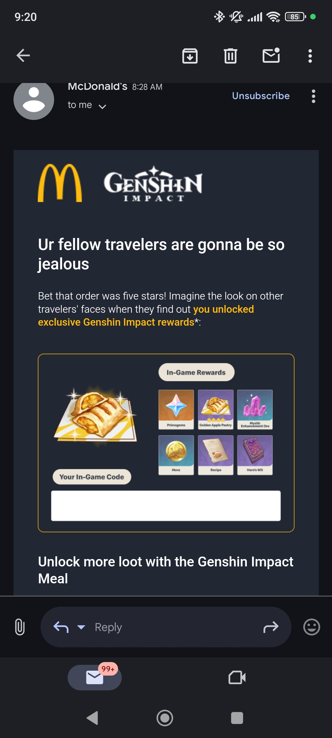 Clarification Regarding Genshin McD's Collab Code Genshin Impact | HoYoLAB