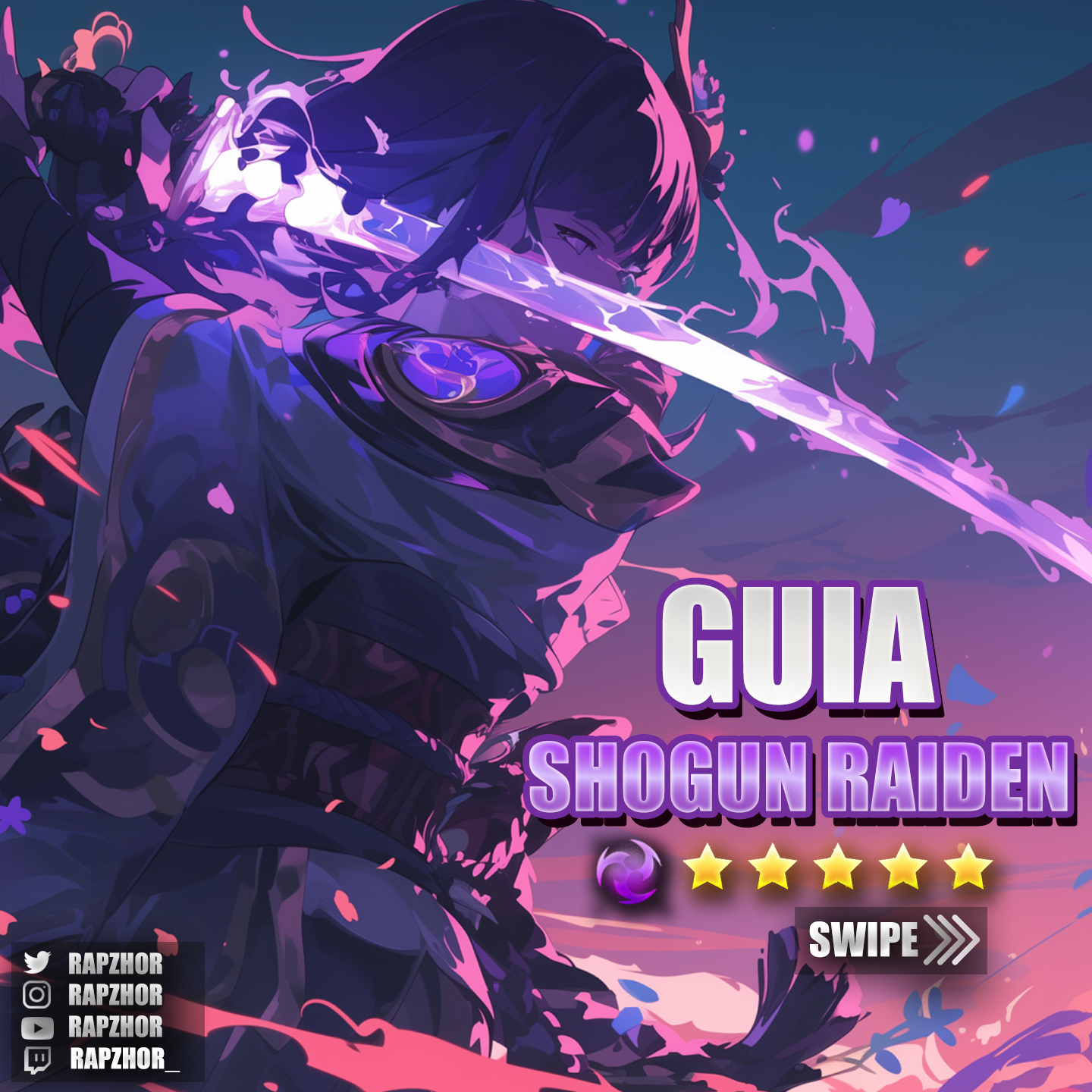 GUIA DE SHOGUN RAIDEN VERSIÓN 5.0 Genshin Impact | HoYoLAB