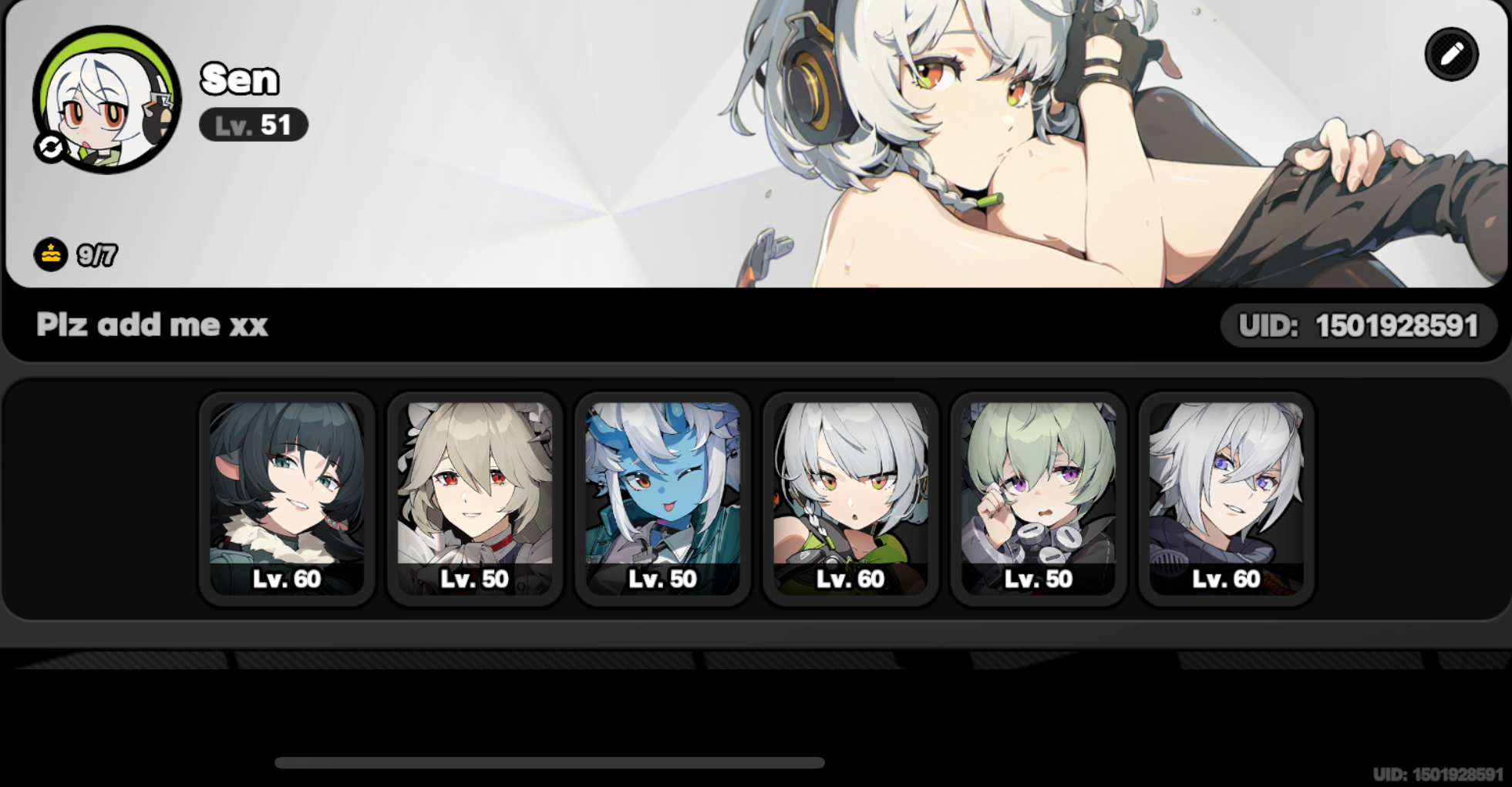 Plz add me UID:1501928591 Zenless Zone Zero | HoYoLAB