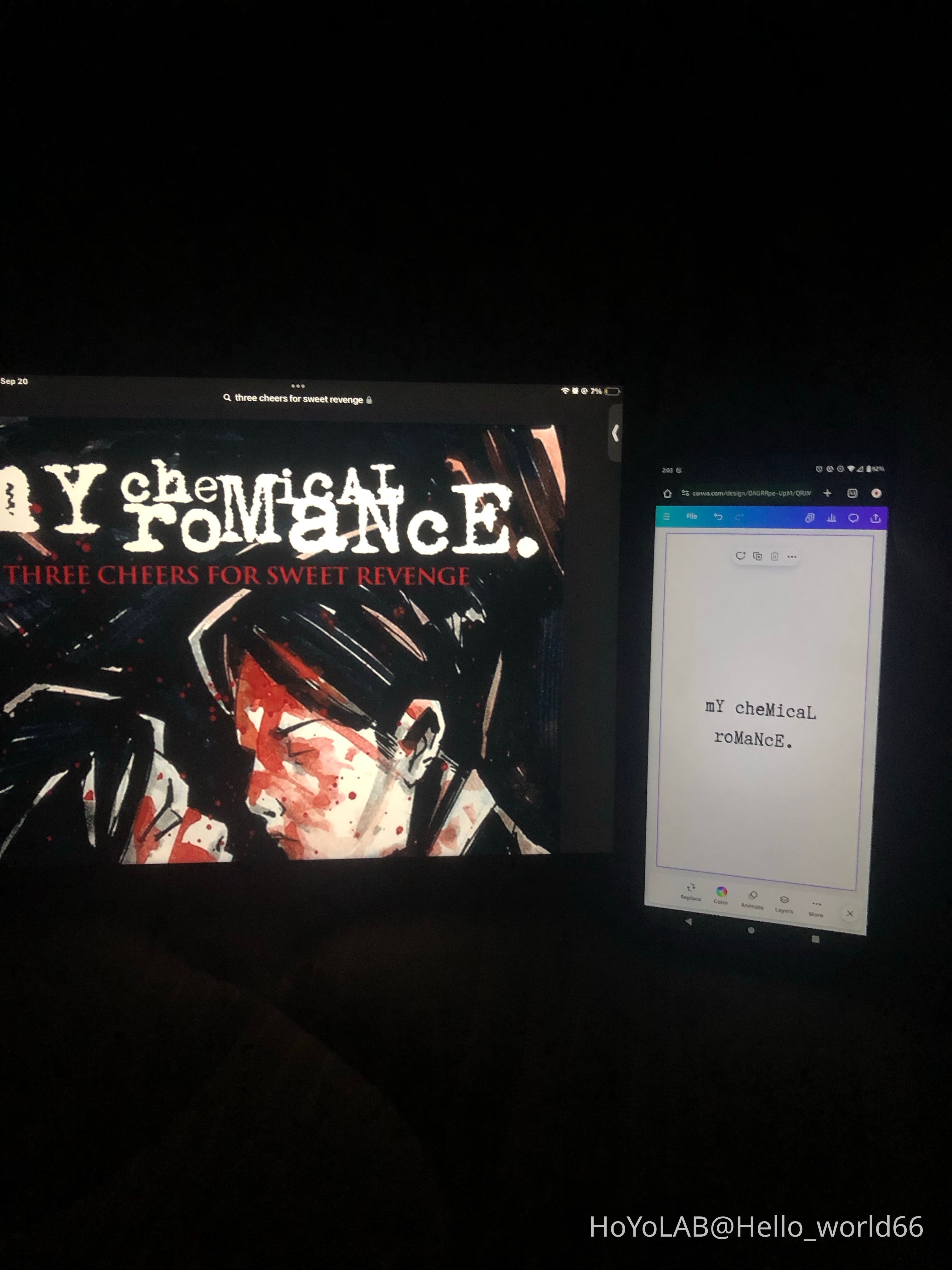 I found the MCR font >:) | HoYoLAB