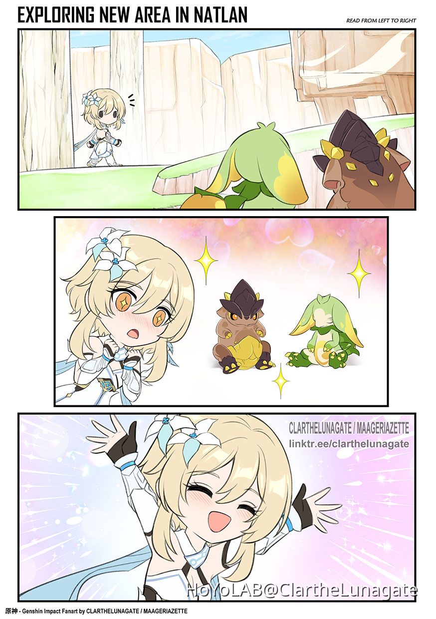 Exploring New Area in Natlan (Manga Ver.) Genshin Impact | HoYoLAB