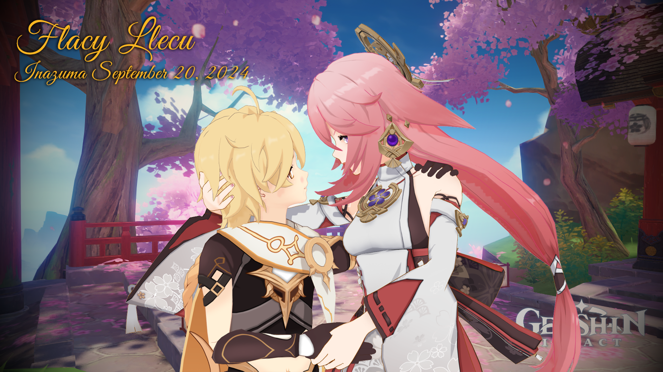 Aether and Yae Miko Genshin Impact | HoYoLAB