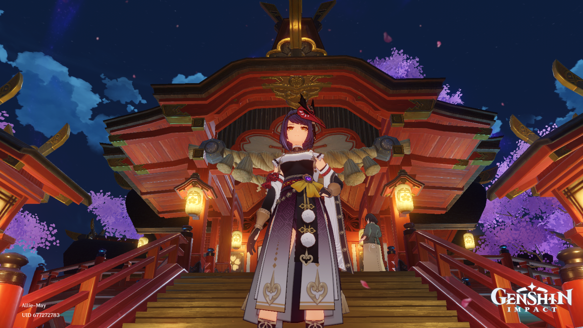 I love the Narukami Shrine. It is so beautiful! Happy 4th anniversary ...