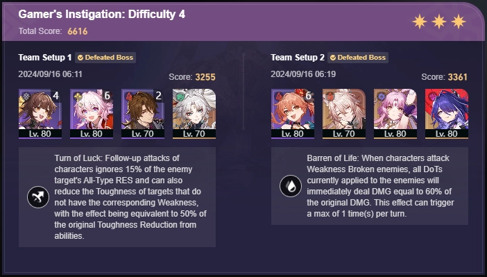 AS4 Sushang Guinaifen full clear video Honkai: Star Rail | HoYoLAB