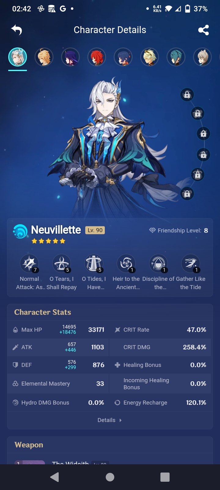 is my nuevillette build good or bad ? Genshin Impact | HoYoLAB
