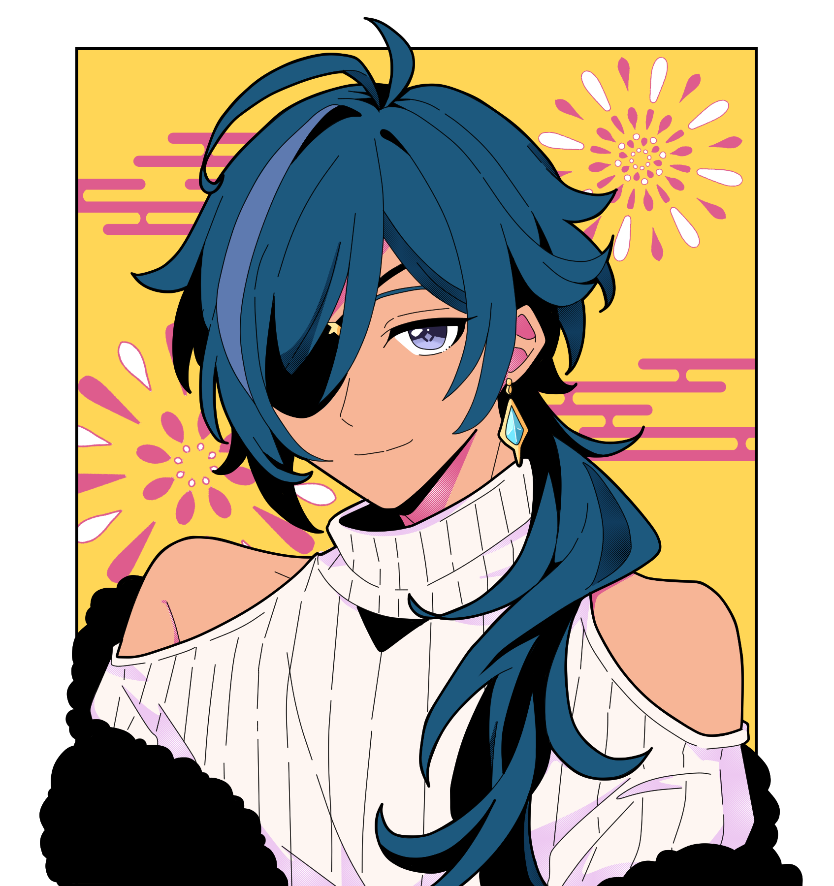 Kaeya Casual Sweater Ver Genshin Impact Hoyolab