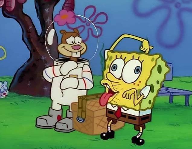 Spongebob act like a monkey | HoYoLAB