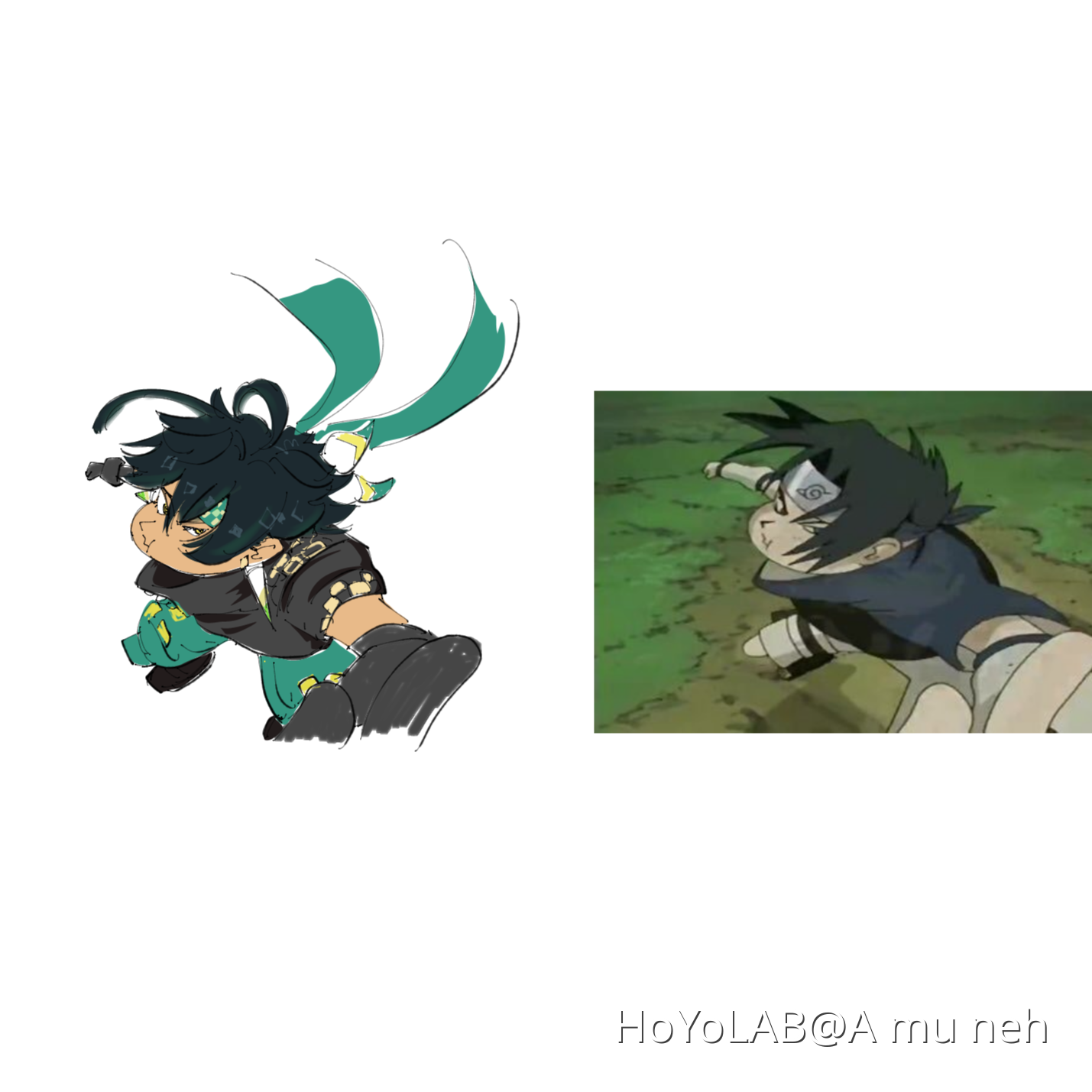 Kinich but those Naruto freeze frames Genshin Impact | HoYoLAB