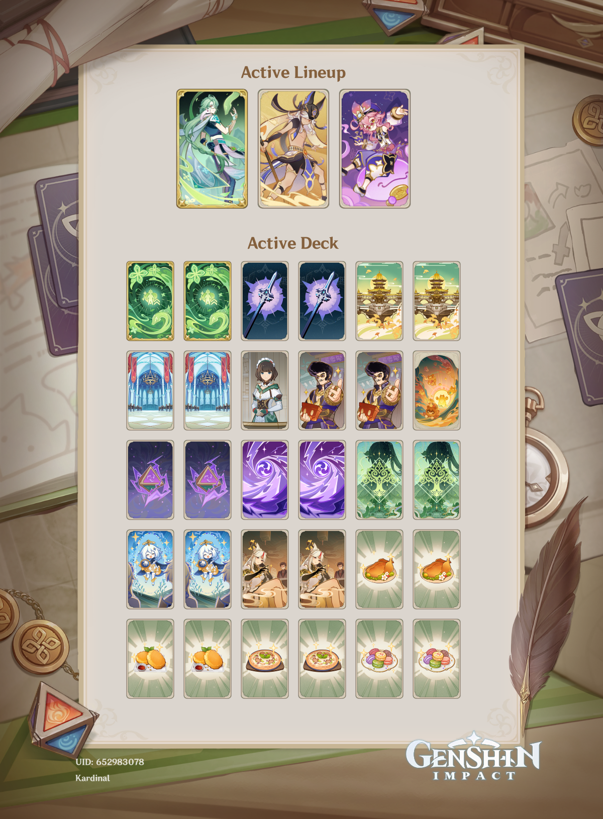 Life and Death TCG Deck Genshin Impact | HoYoLAB