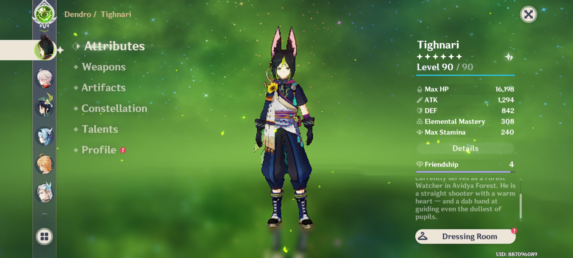 TIGHNARI BUILD AFTER GETTING CO IN FREE 5STAR SELECTOR WEAPON : SKYWARD ...