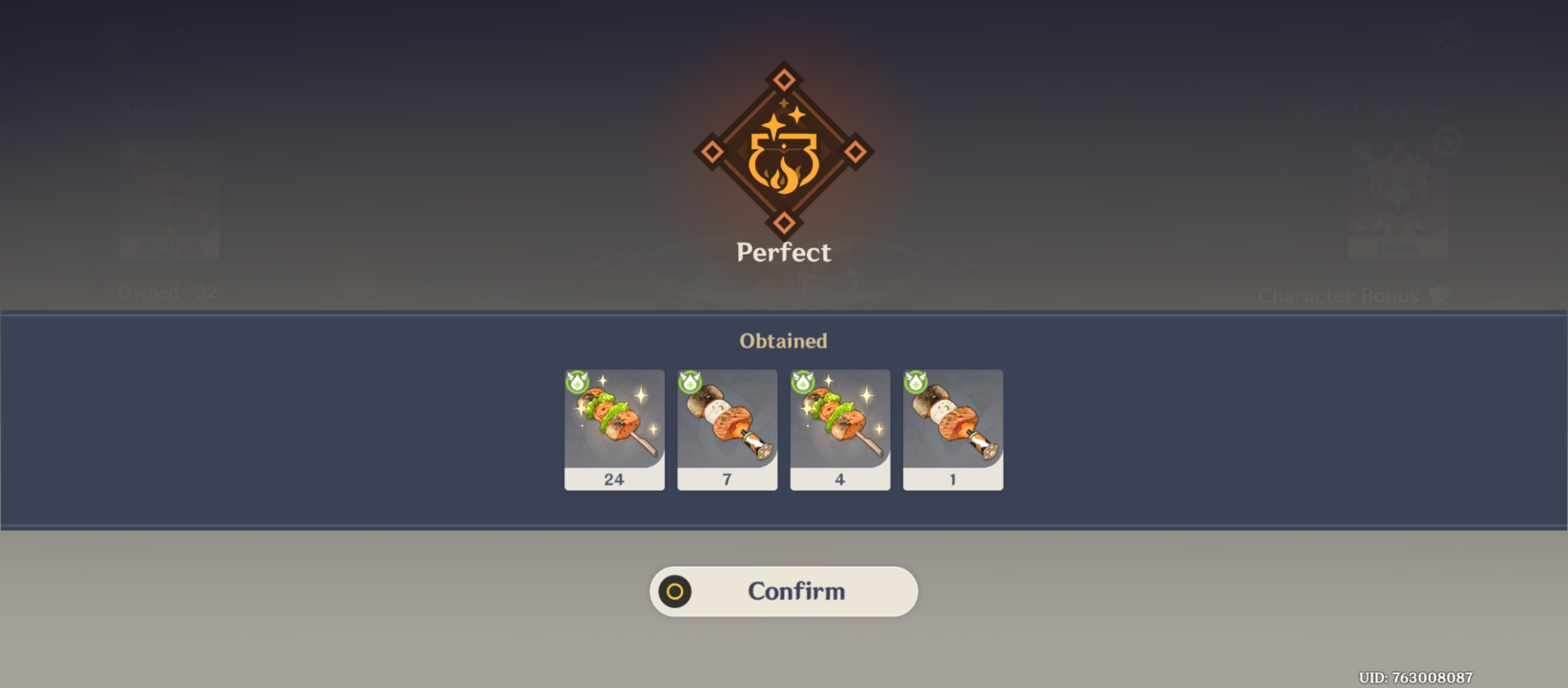 This is the biggest amount of bonus foods I've ever gotten Genshin ...