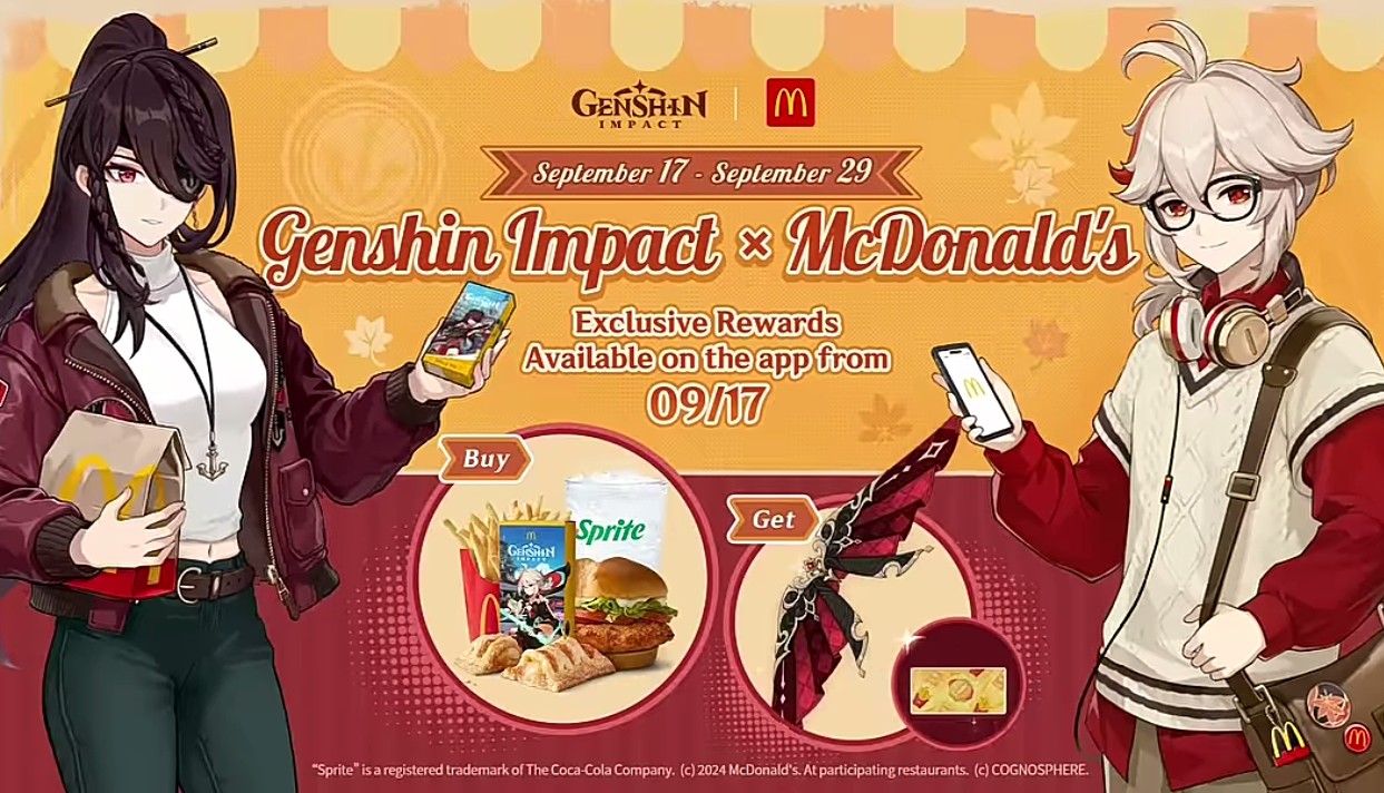 yall mf using the jenshin pic with the mcd hat they ackshually collab 😭 ...