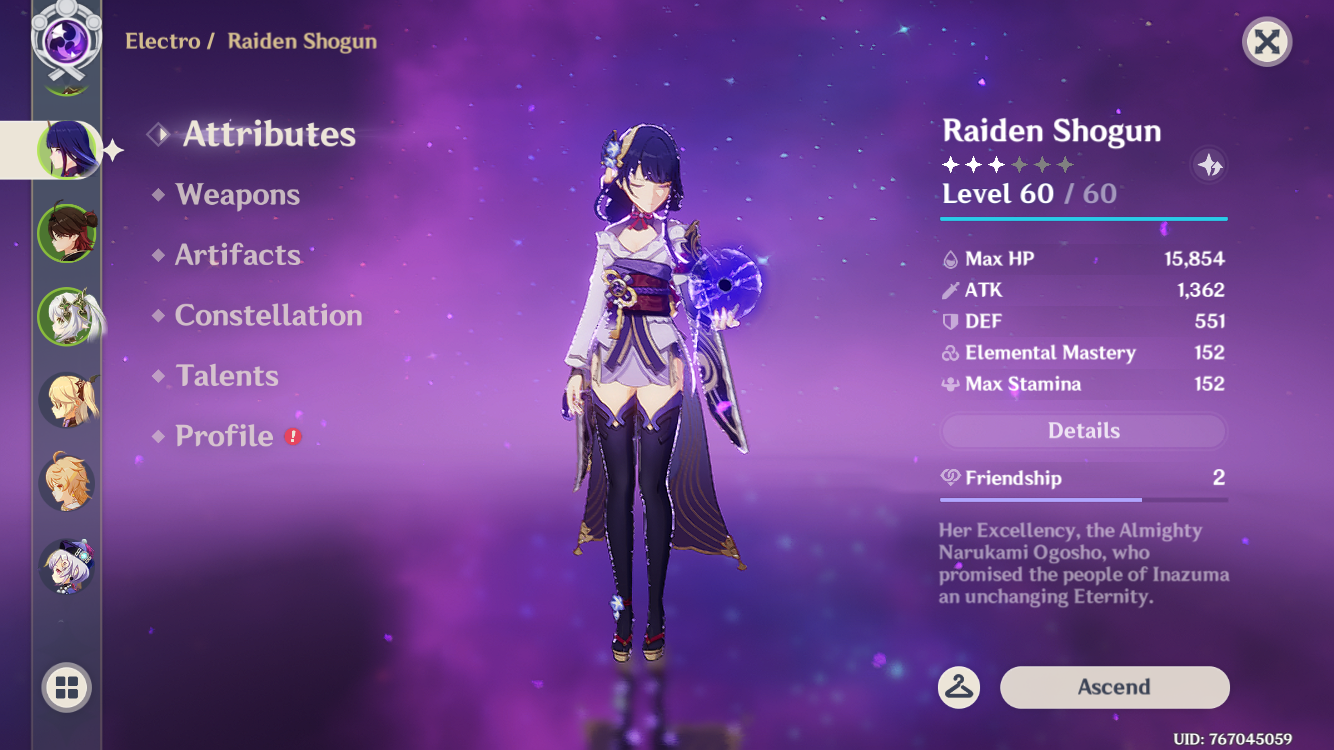 What do ya’ll think about my raiden build so far? (C0) Genshin Impact ...