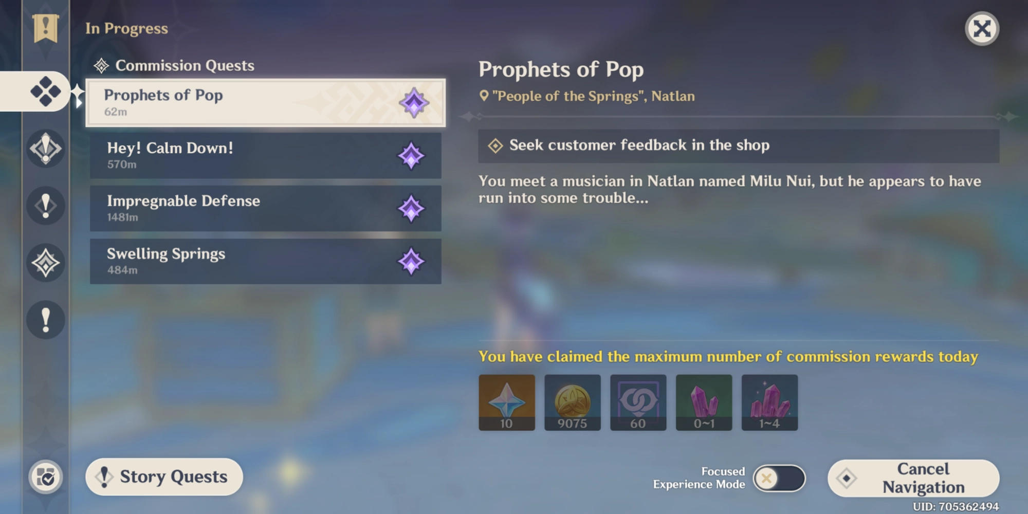 Prophets of Pop Commission + Achievement. Genshin Impact | HoYoLAB