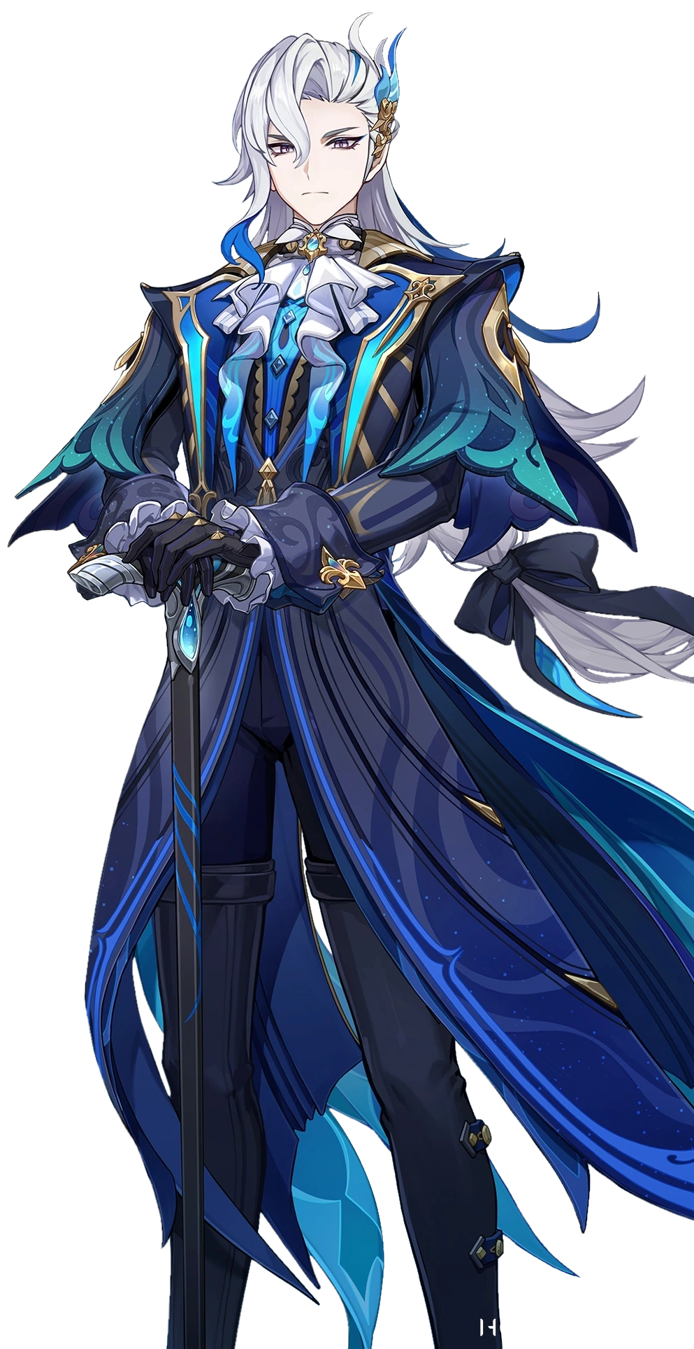 Neuvillette with Wriothesely's color palette Genshin Impact | HoYoLAB