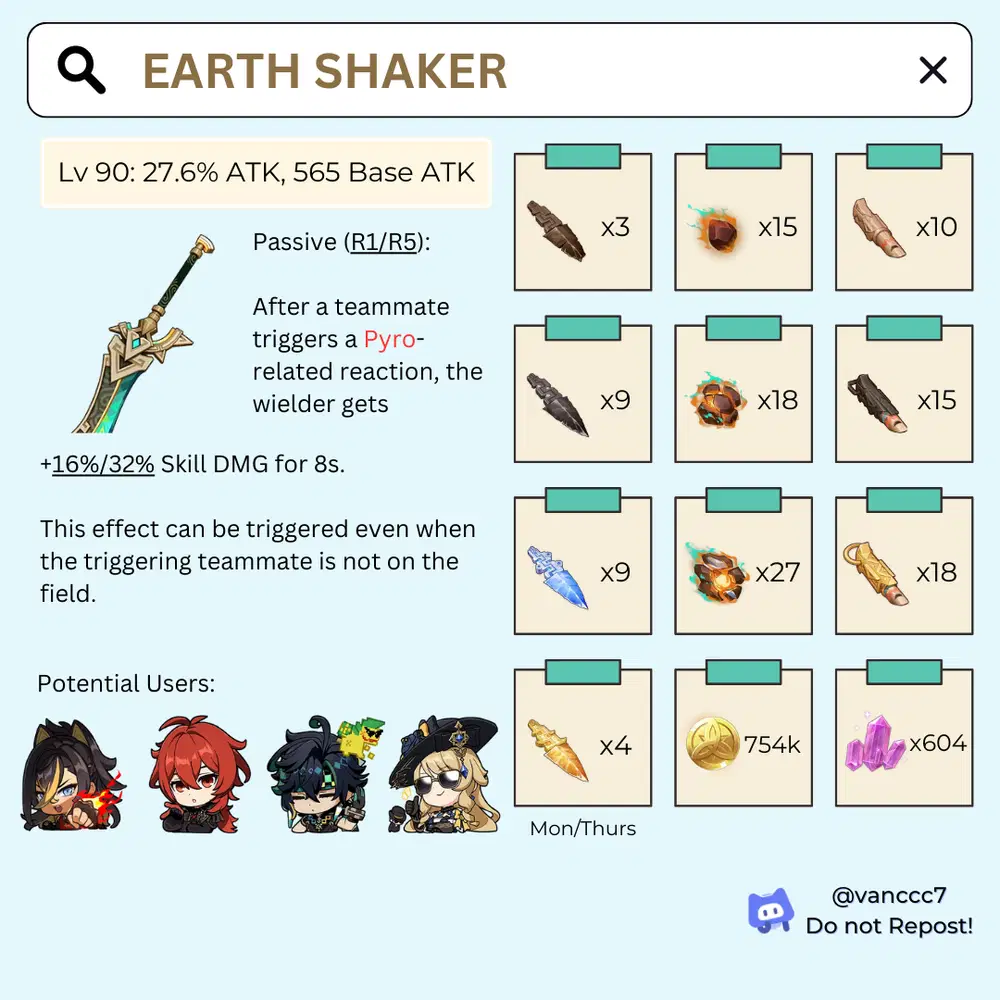 All Natlan Forgeable Weapons [Version 5.0] Genshin Impact | HoYoLAB