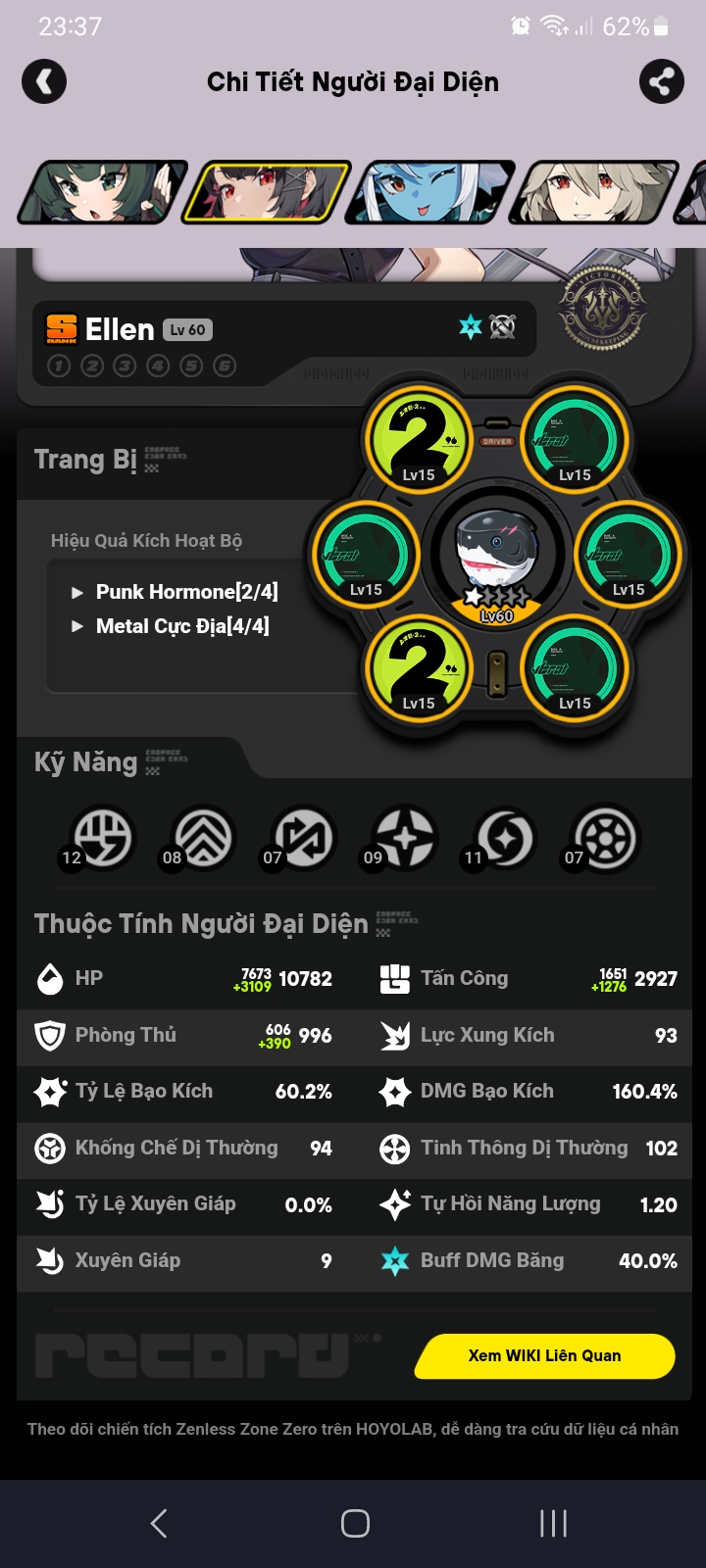 My Ellen Joe build Zenless Zone Zero | HoYoLAB