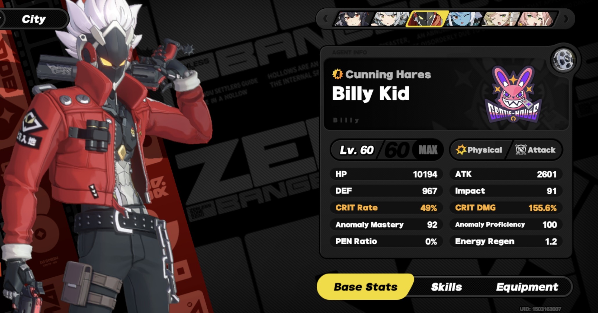 Billy Kid Build (so far) Zenless Zone Zero | HoYoLAB