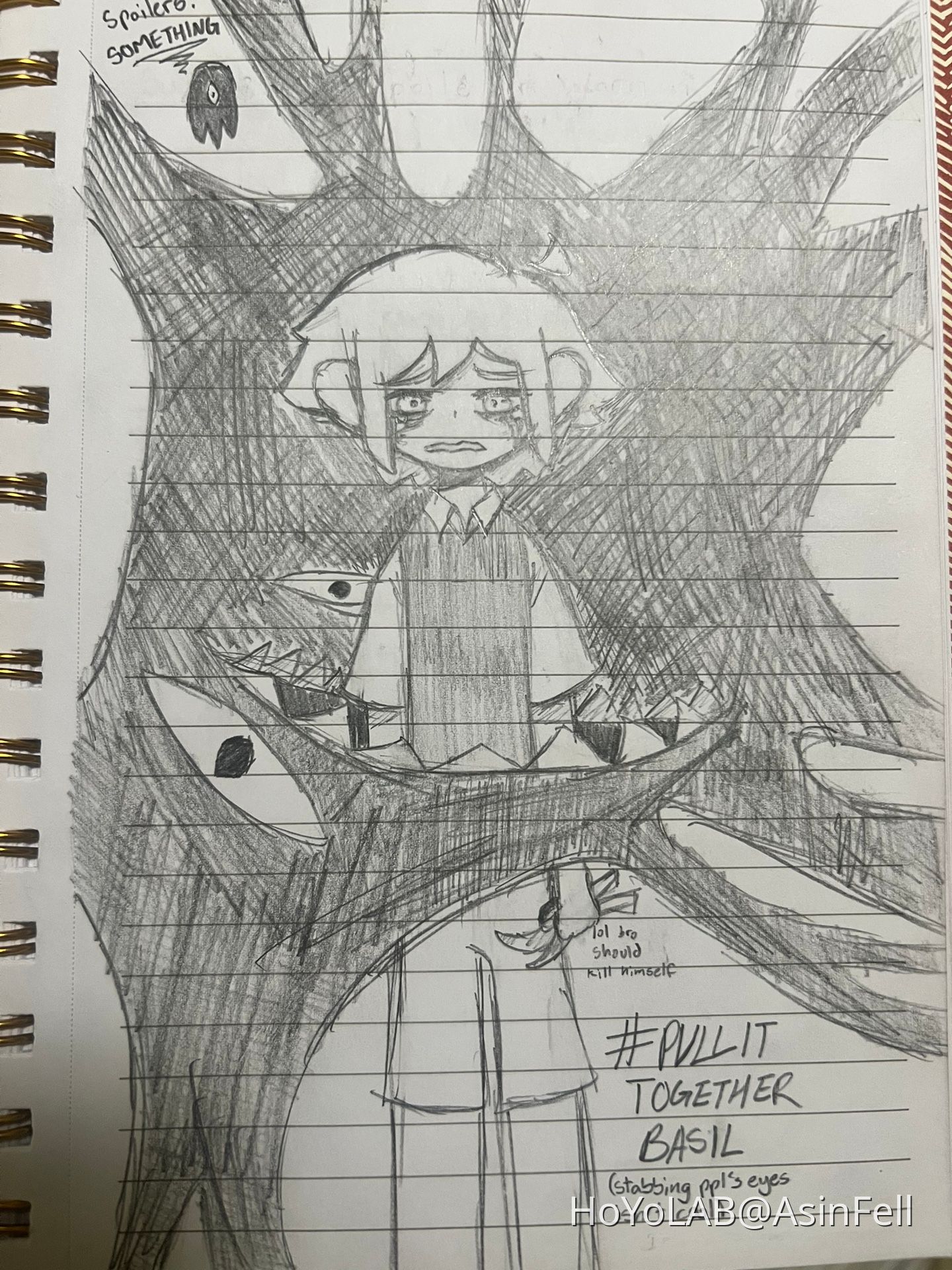 I drew basil from omori (SPOILERS) | HoYoLAB