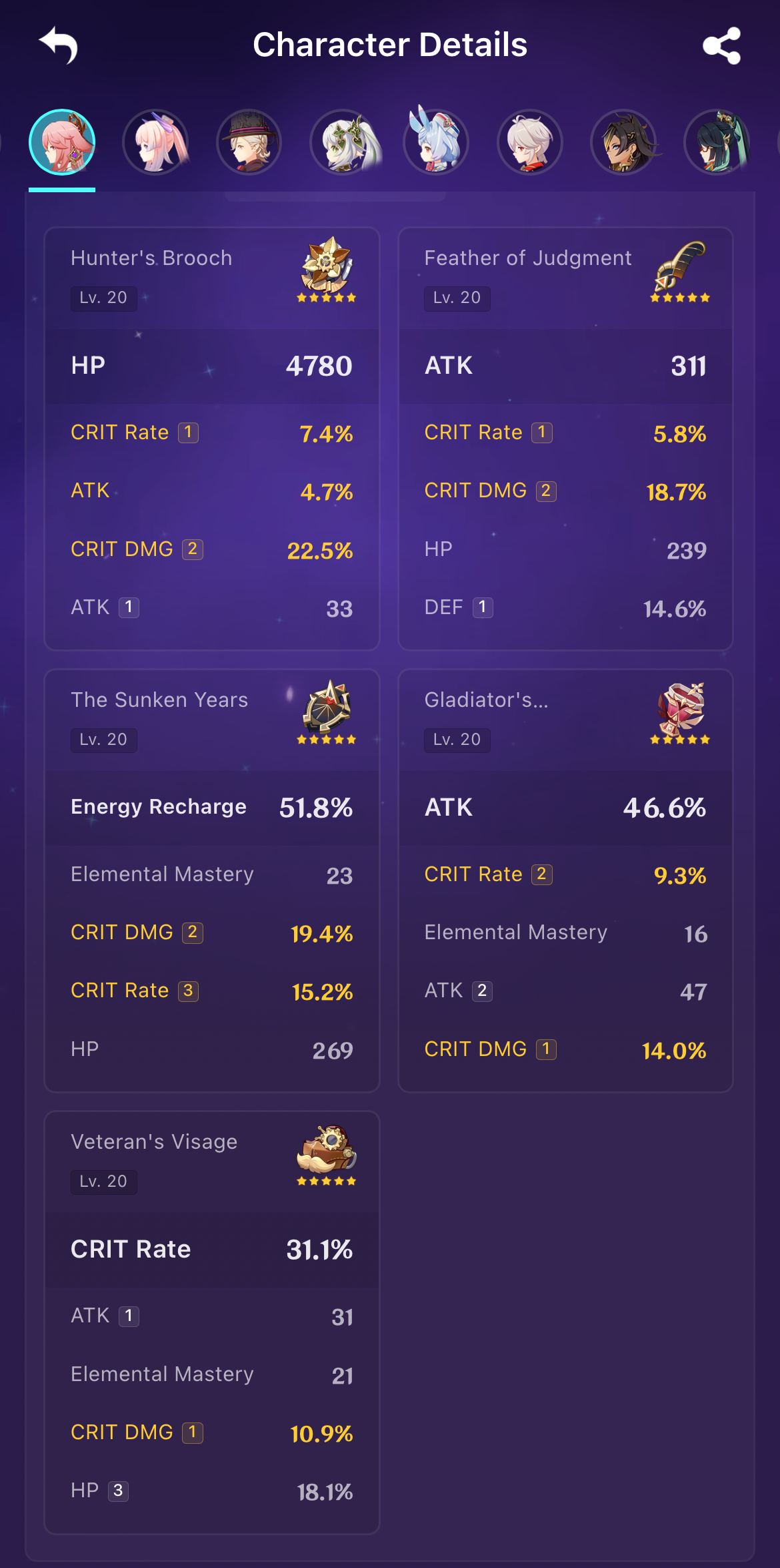 Any way I could improve my yae miko? Genshin Impact | HoYoLAB