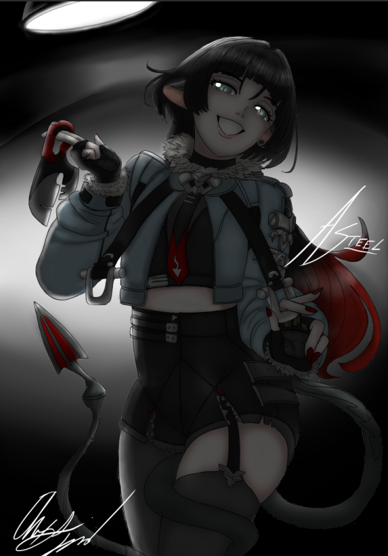 Jane Doe Fan art (Drawn By Me, Character: Jane Doe from ZZZero) Zenless ...