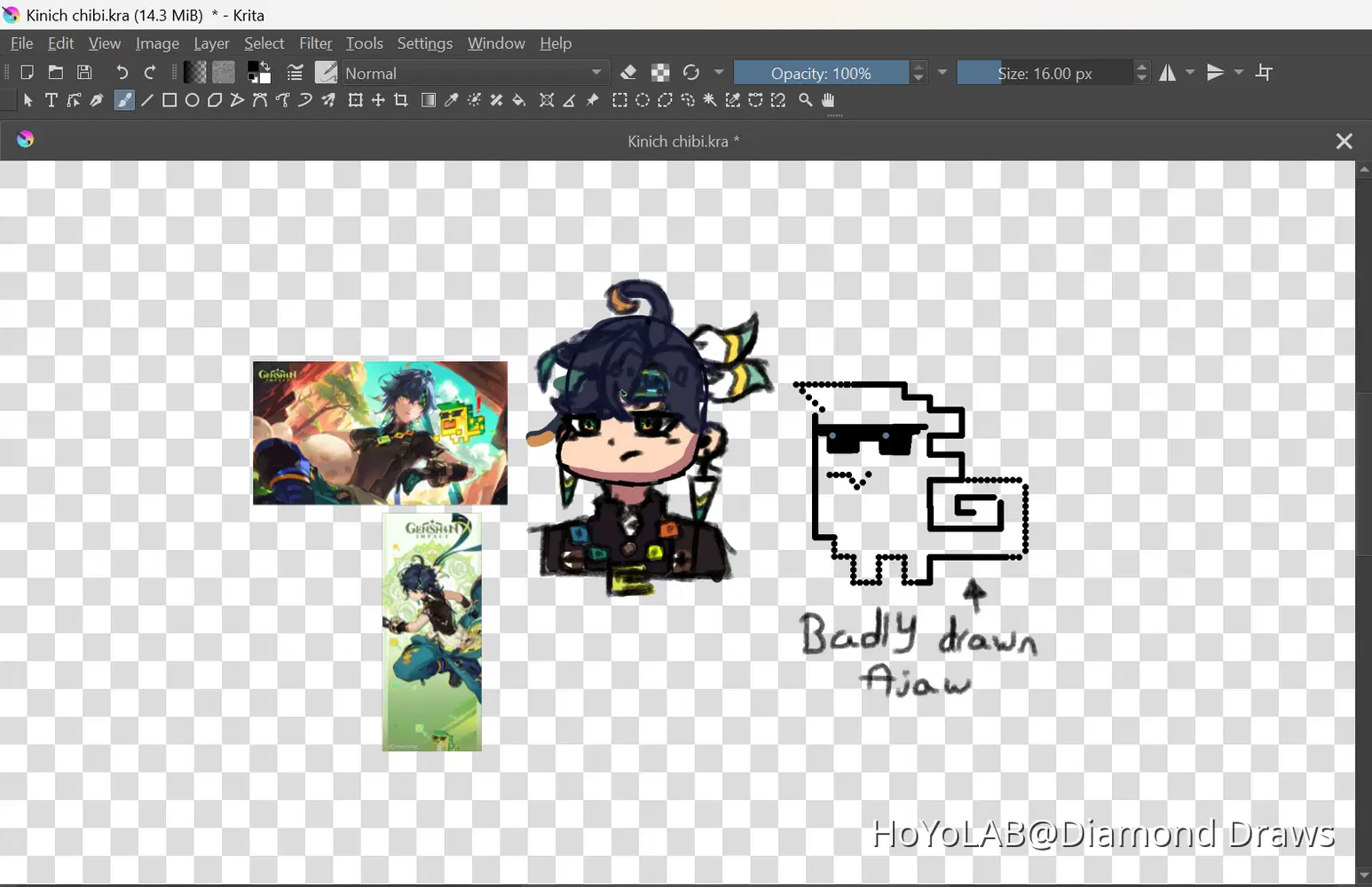 how to draw in krita with mouse