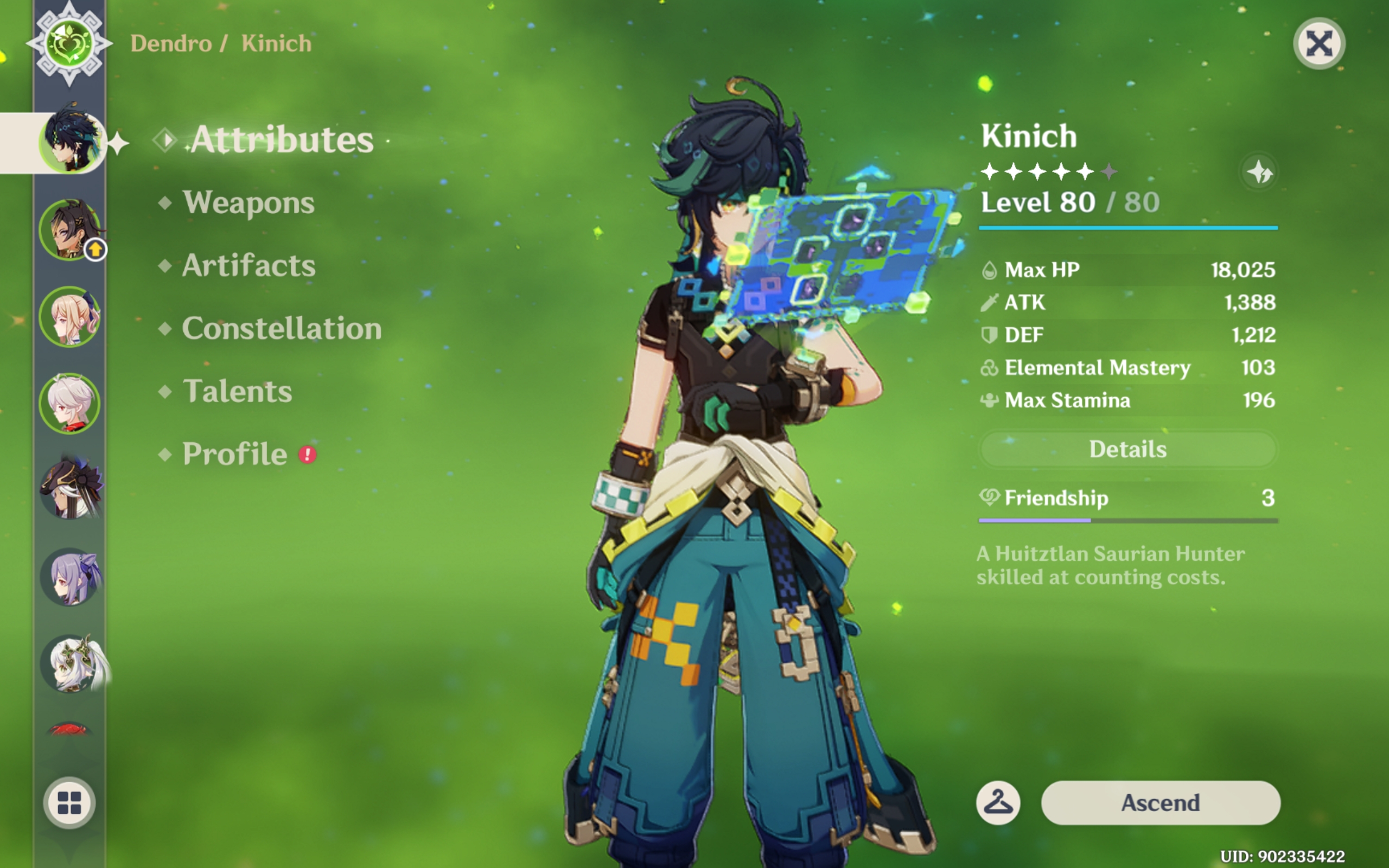 rate my kinich build Genshin Impact | HoYoLAB