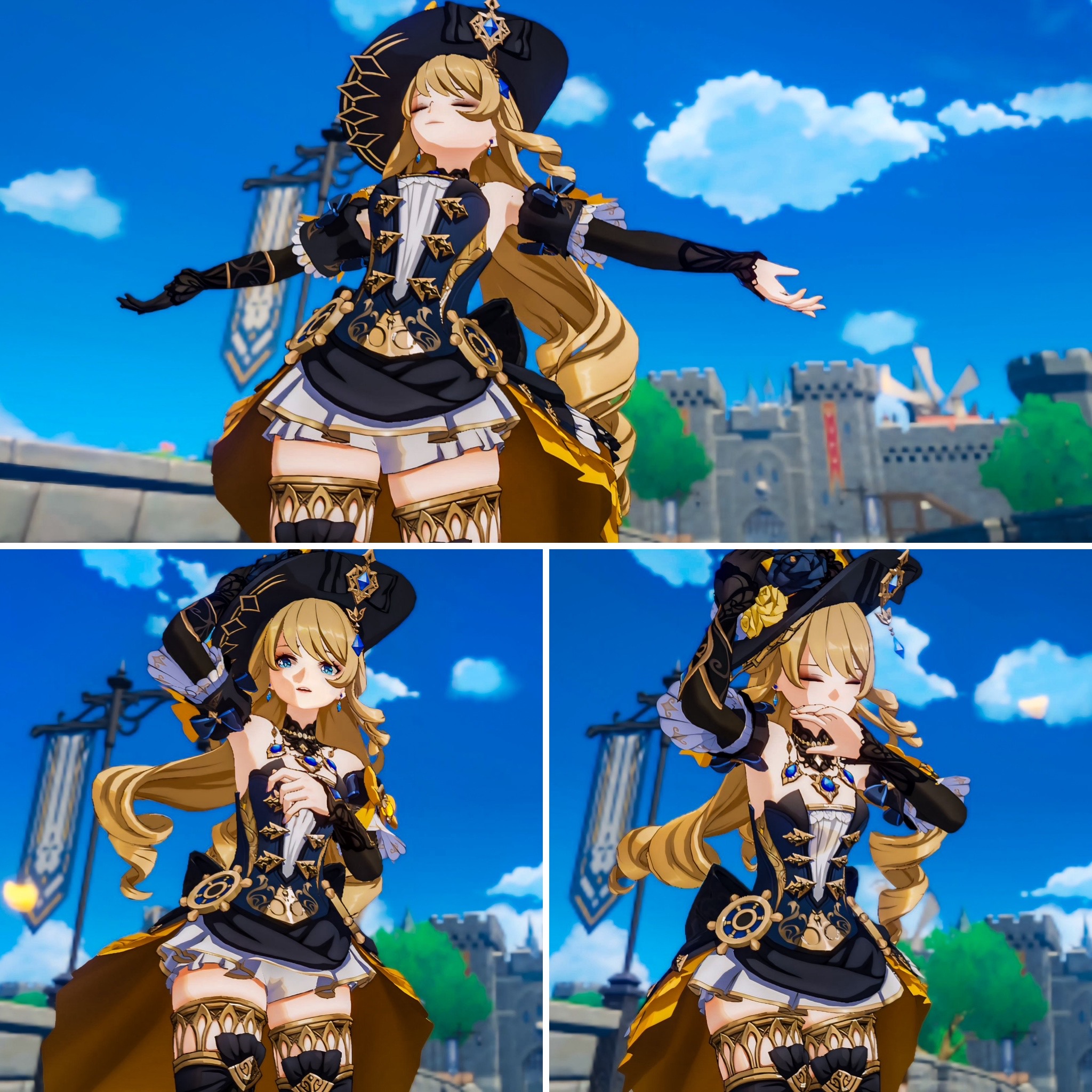 Now we know who’s behind Navia’s idle (skirt & hat being blown ...