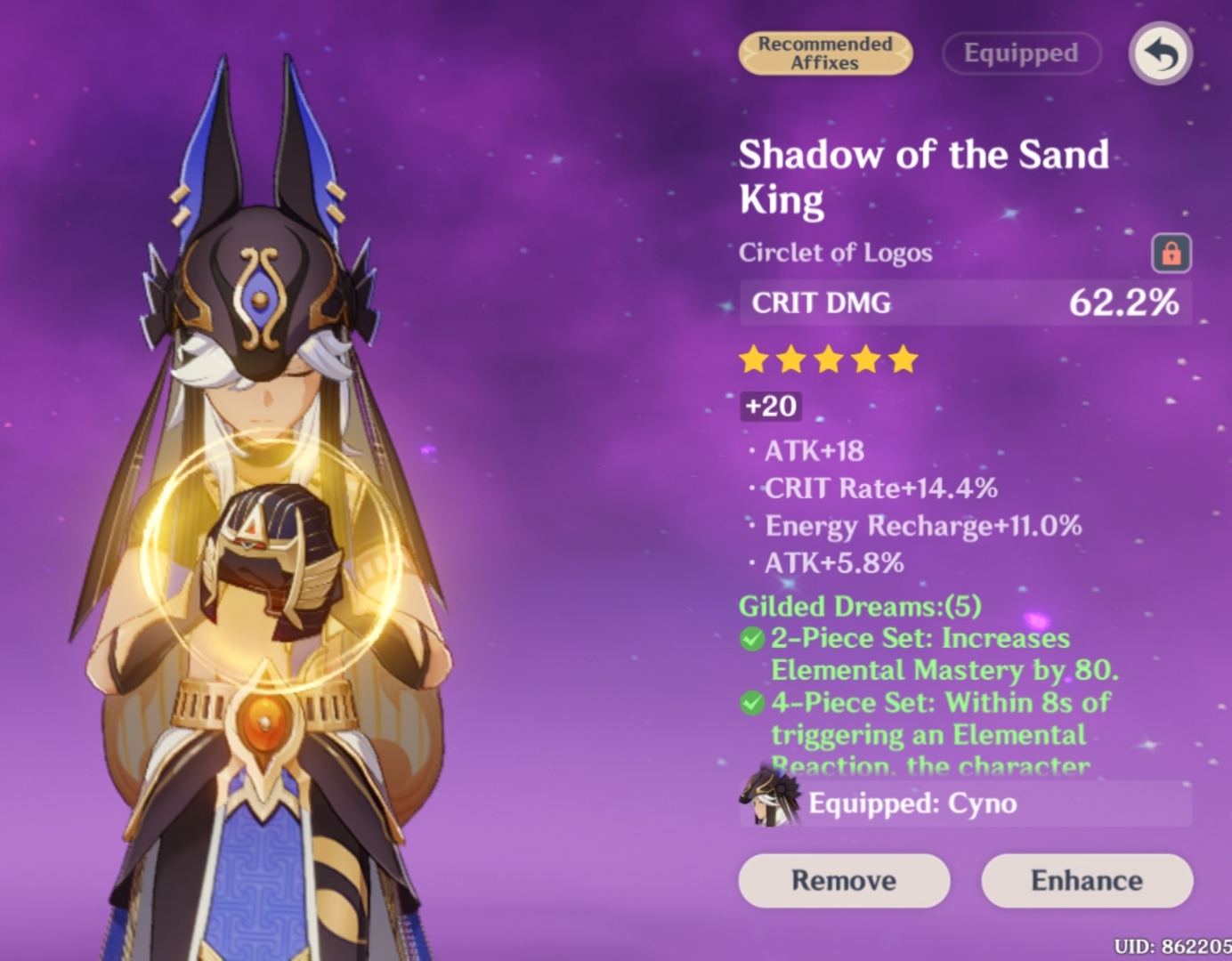 The Perfect Circlet for My Cyno Genshin Impact | HoYoLAB