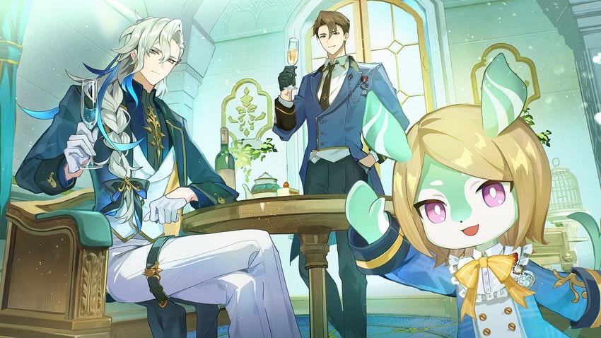 Neuvillette braided his hair Genshin Impact | HoYoLAB