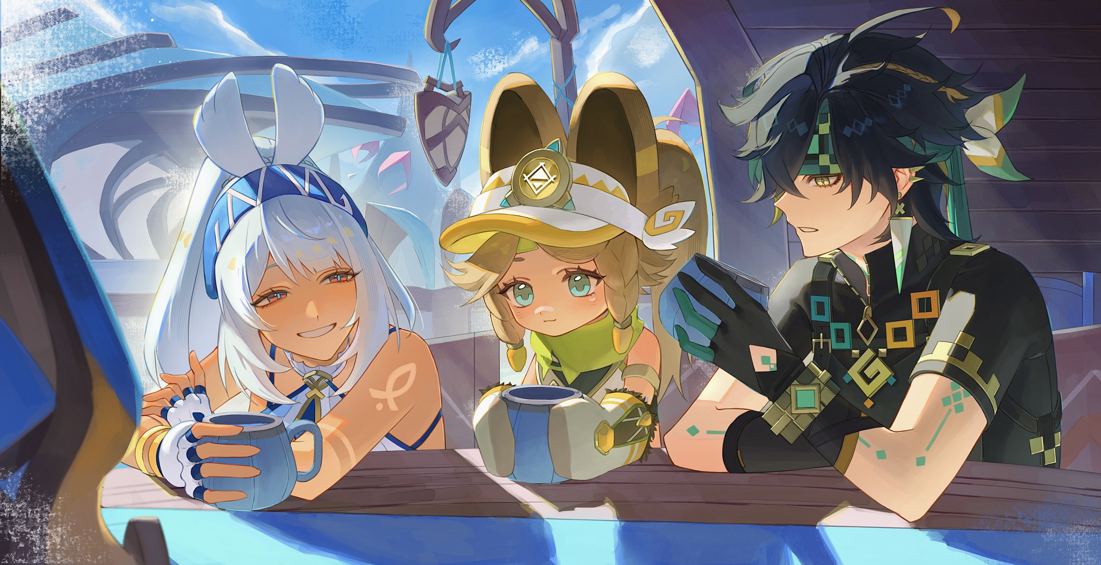 The 3 Natlan friends 🥰 Genshin Impact | HoYoLAB