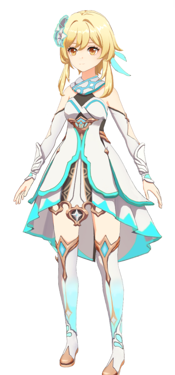 If Lumine had the CRYO Element Genshin Impact | HoYoLAB