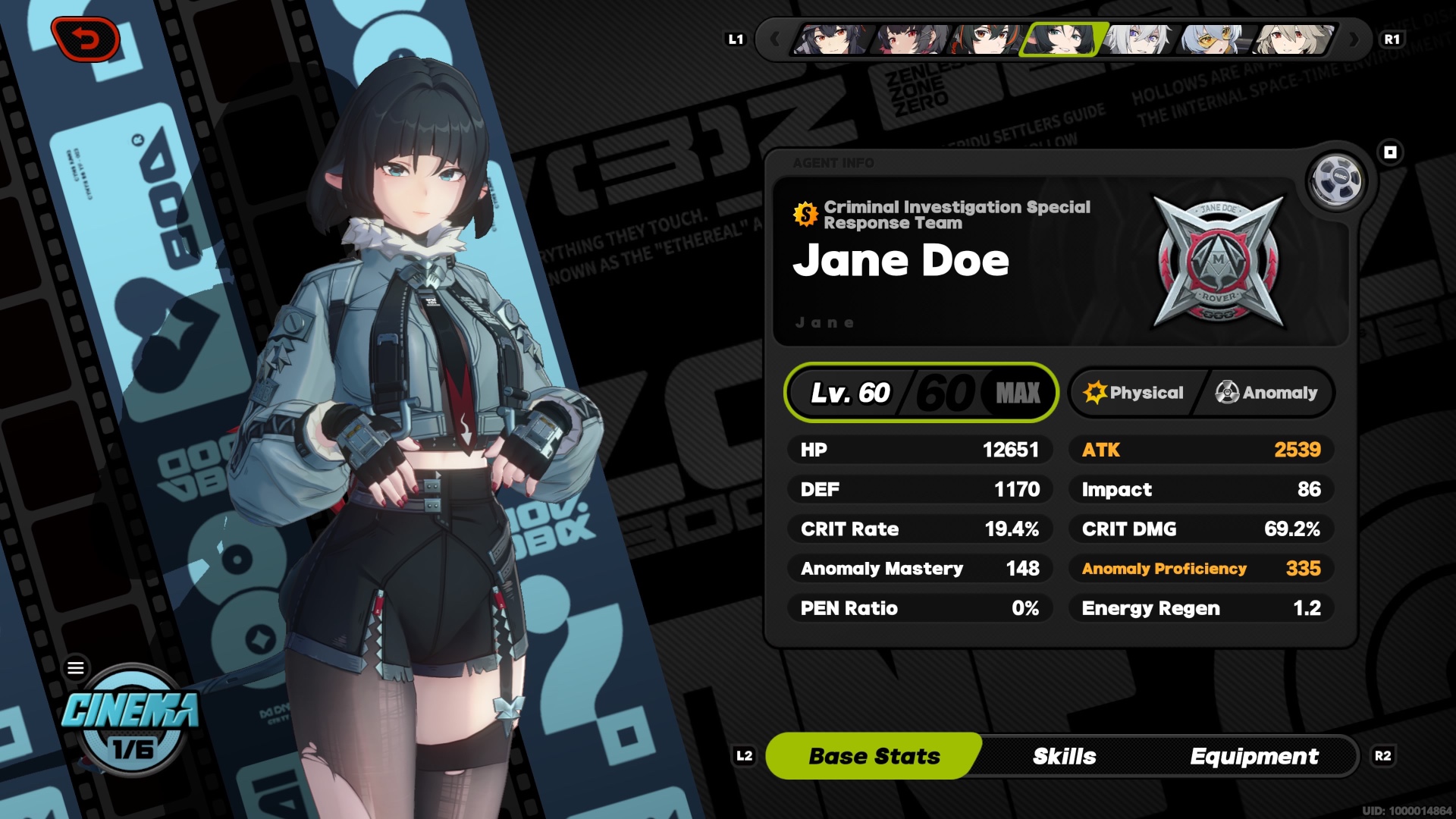 Almost 800 million damage with Jane Doe - Throne Inferno Reap Zenless ...