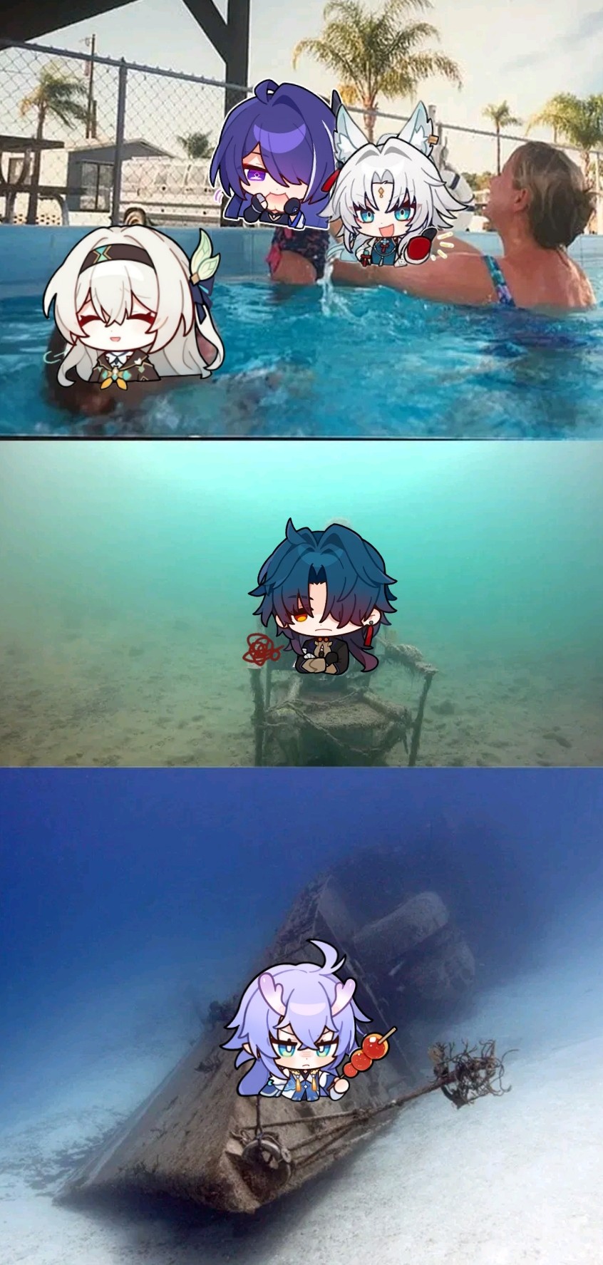 Пов: персонажи, за которых я в большинстве случаев играю... Honkai ...