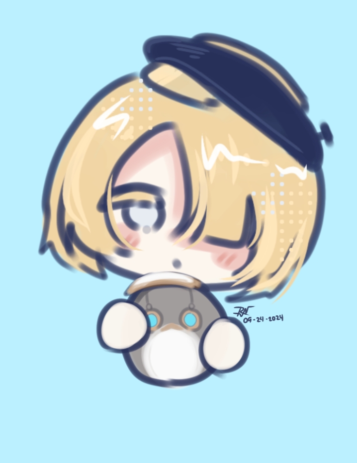 BDAY Chibi Fan Art for Freminet Genshin Impact | HoYoLAB