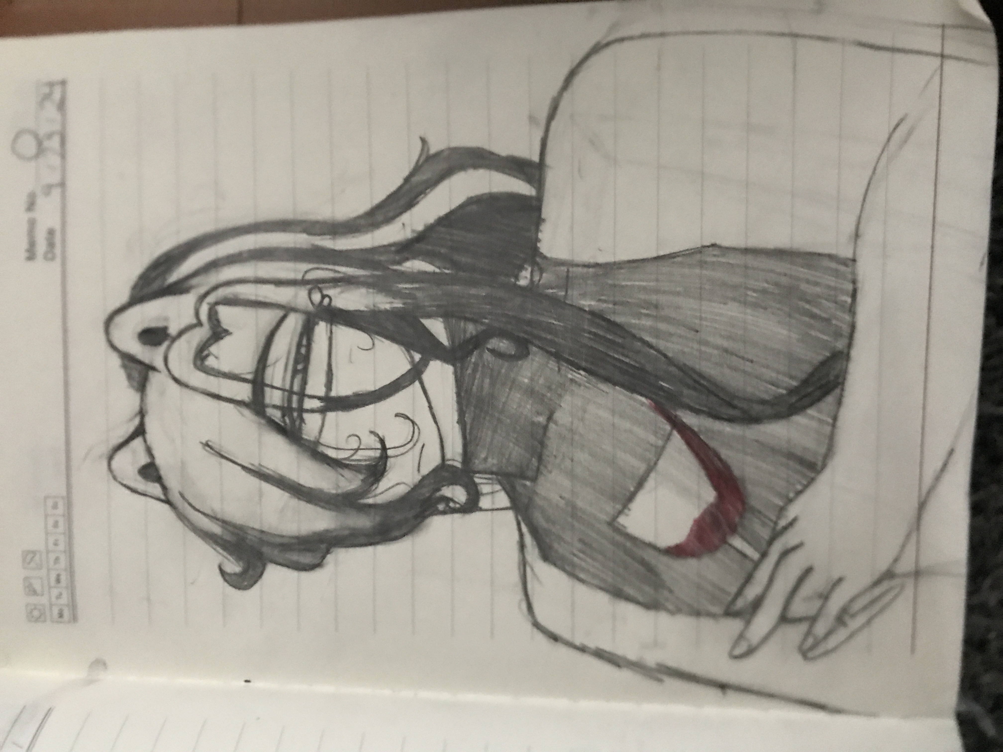 Look what I drew during math class today :D Honkai: Star Rail | HoYoLAB