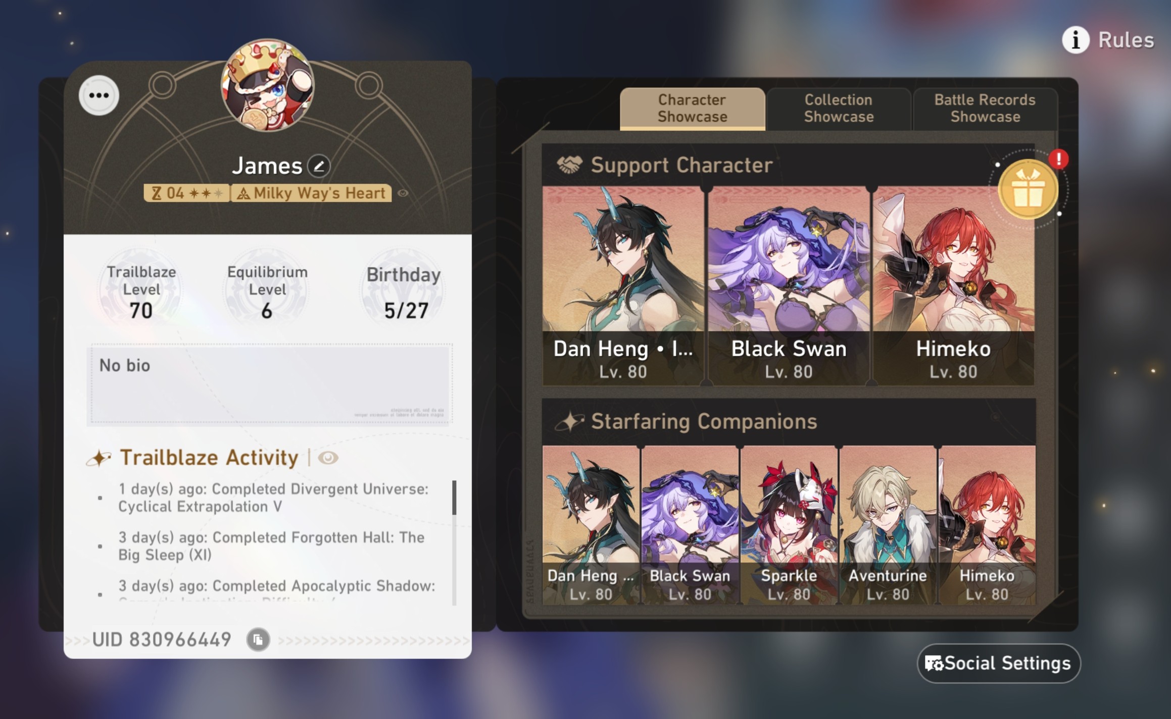Hooray! Someone Finally Used My Support Character! Honkai: Star Rail ...