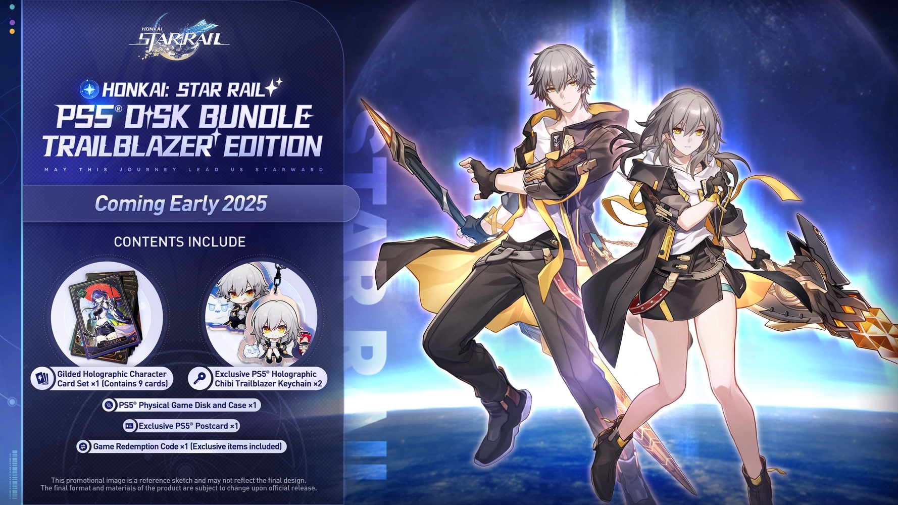 The Honkai: Star Rail Trailblazer Edition PS5® physical disc bundle pre ...