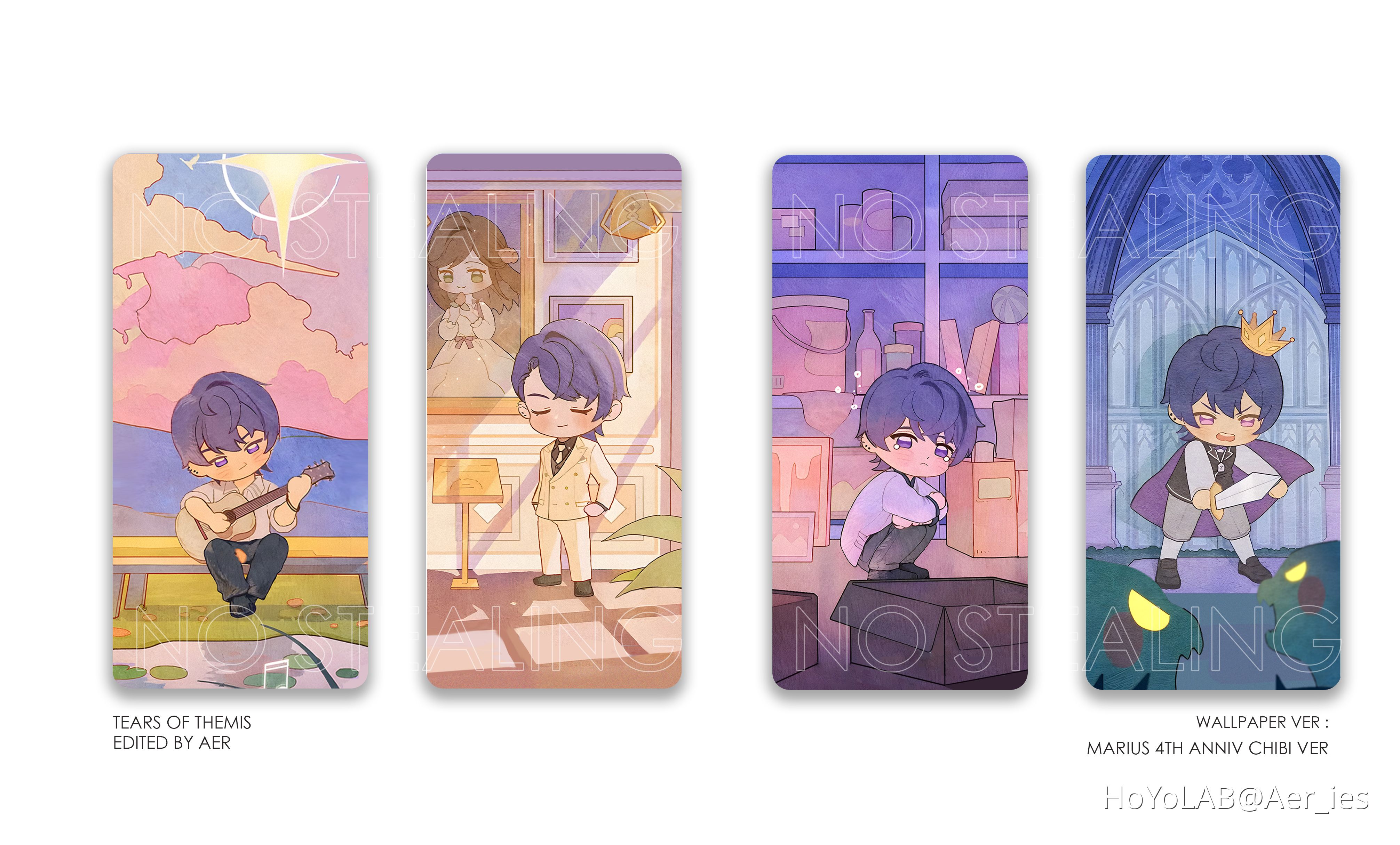 TOT 4TH ANNIV- EVER SINCE WE MET ( MARIUS CHIBI WALLPAPERS VER ) Tears ...