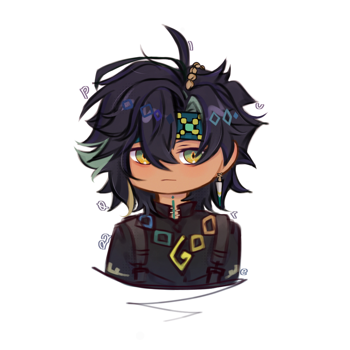 I drew this lil chibi kinich Genshin Impact | HoYoLAB